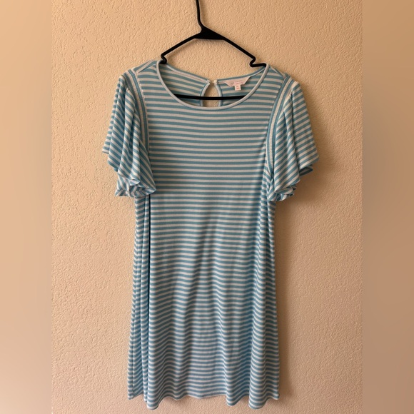 LC Lauren Conrad | Dresses | Lc Lauren Conrad Blue And White Striped ...